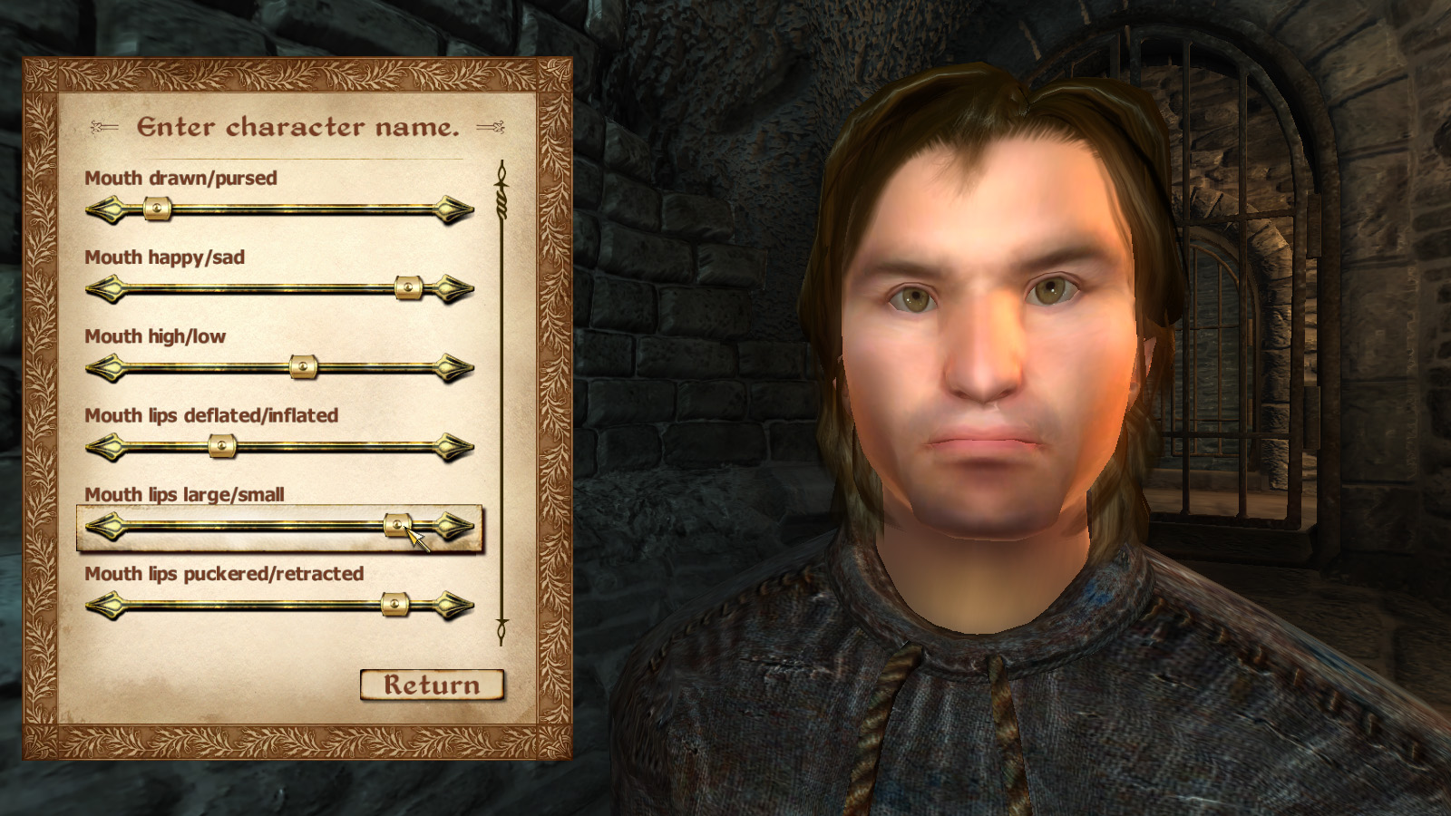 Oblivion Character Creator
