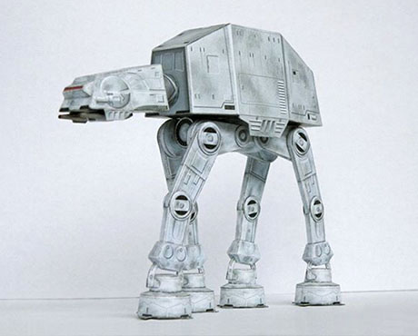Star Wars: AT-AT Paper Model | Paperized Crafts