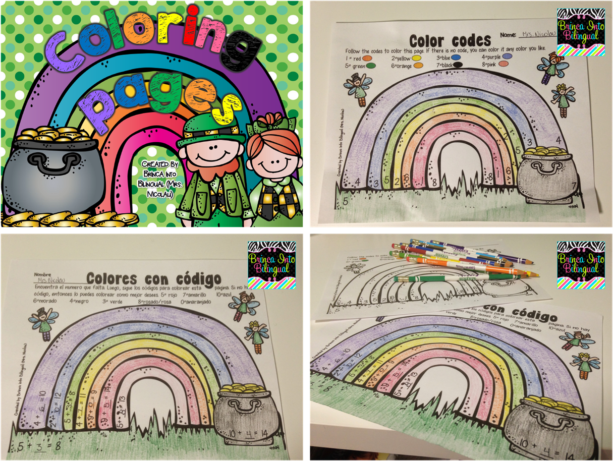 Brinca Into Bilingual (Mrs. Nicolau): March Freebies in a Linky Party!!