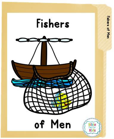 Fishers of Men File Folder Game | Bible Fun For Kids