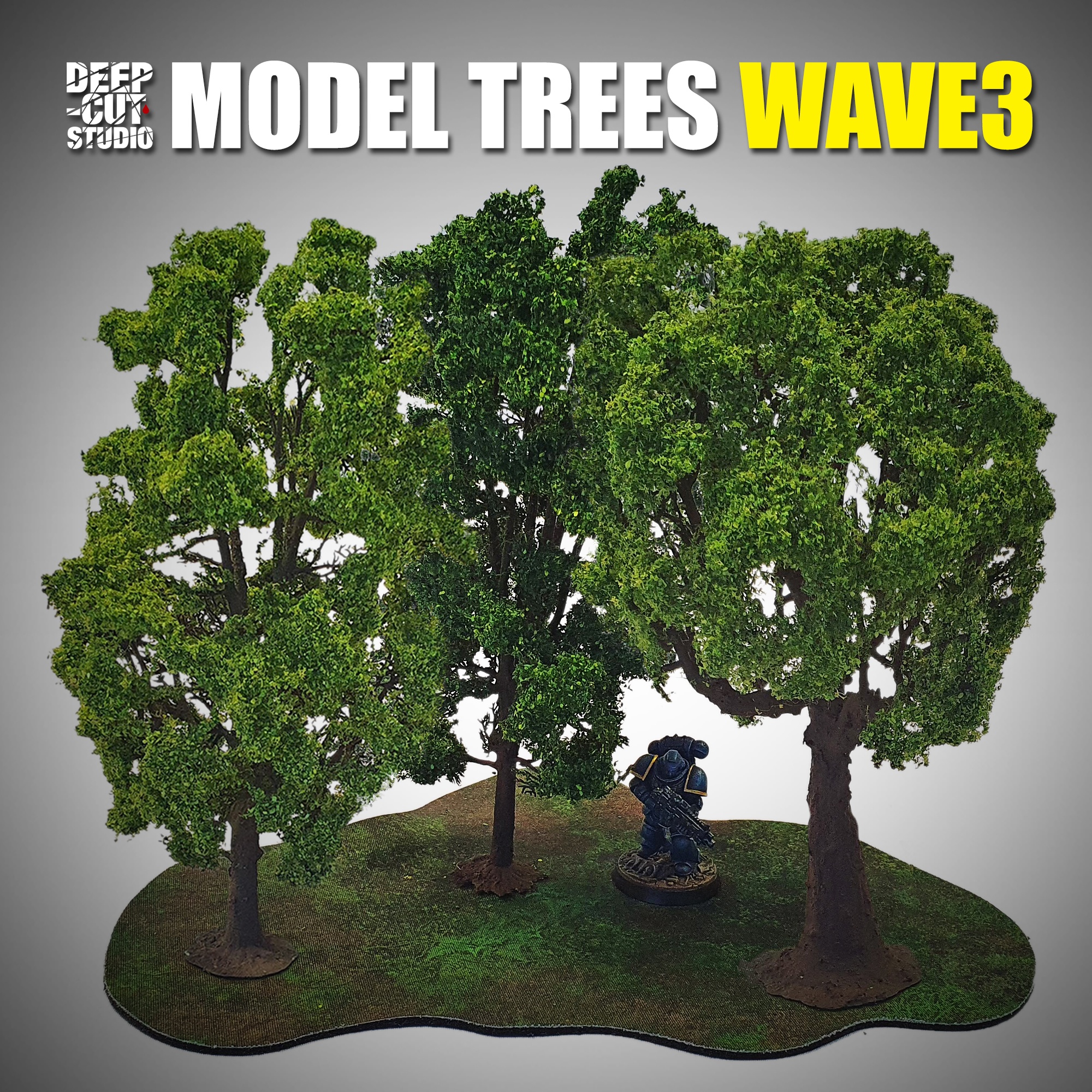 Wargame News and Terrain: Deep-Cut Studio: New Realistic Model Trees ...