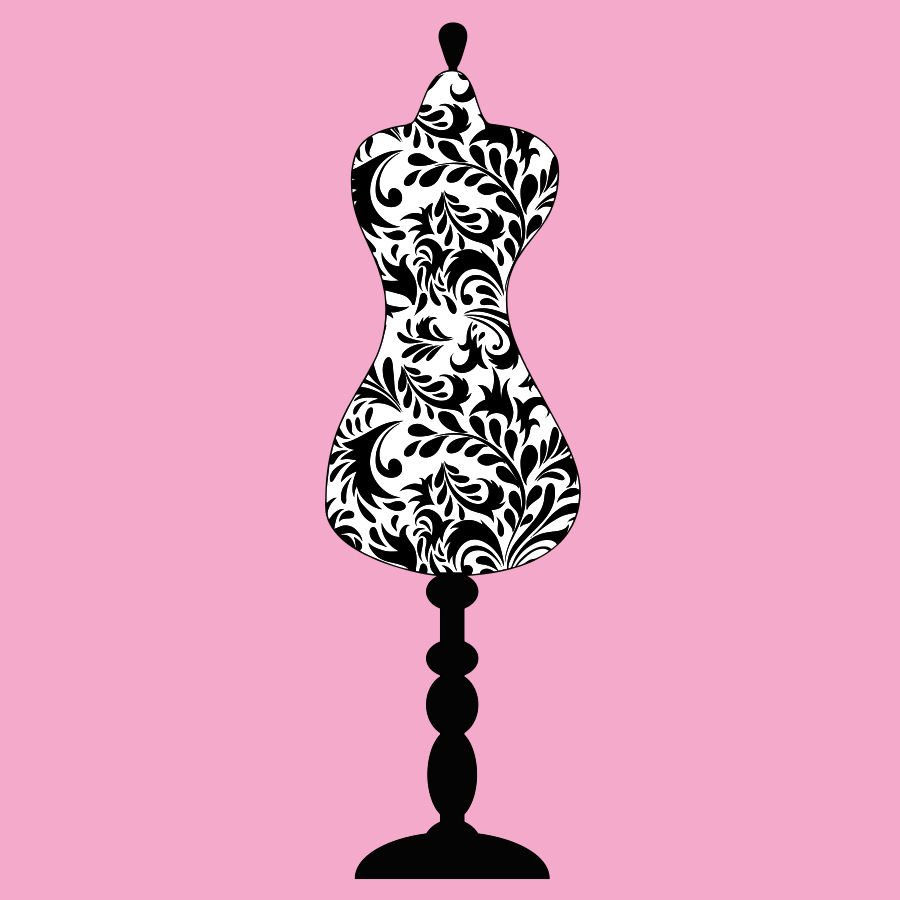 One Hip Sticker Chic: New Design New Decal: Mannequin Dress Form Decal