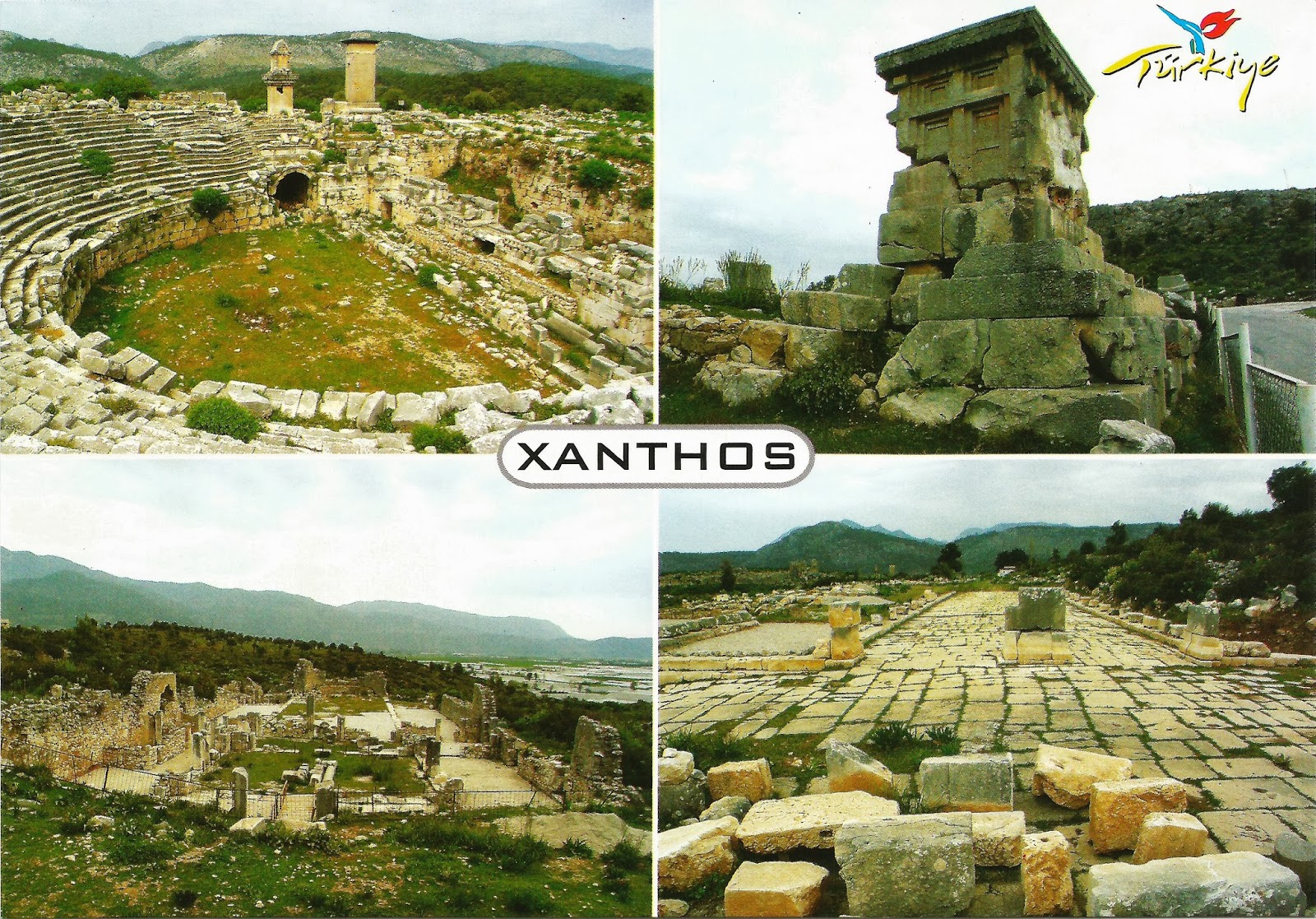 Postcards on My Wall: Xanthos - Letoon, Turkey (UNESCO)