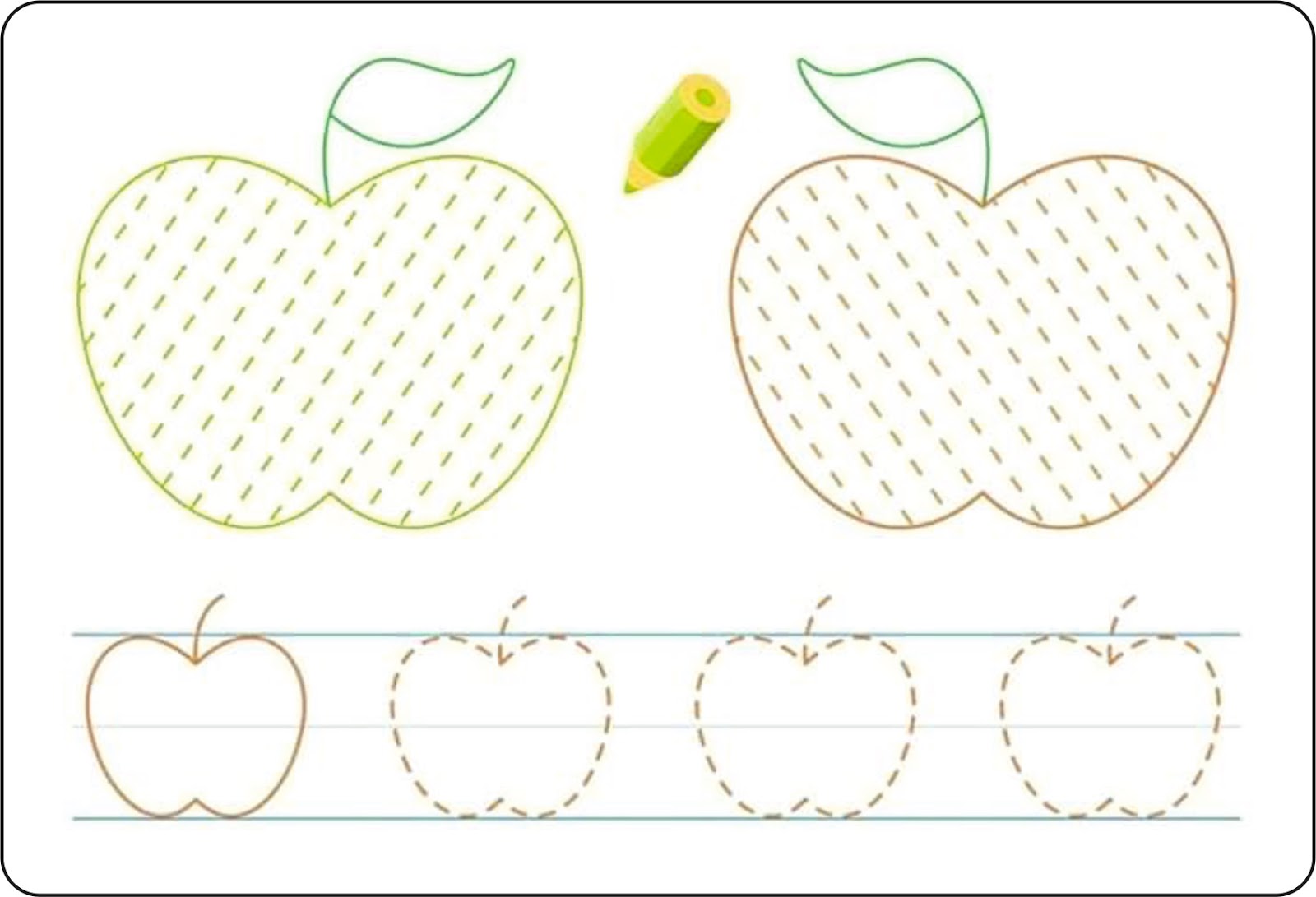 Material Educativo: Ejercicios de motricidad fina, reforzamos los trazos.