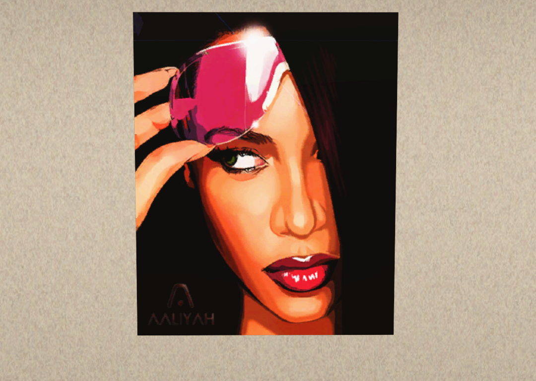 Vidkid20's Sim Lair: Iconic Posters Series 1: Aaliyah, Tupac, and ...