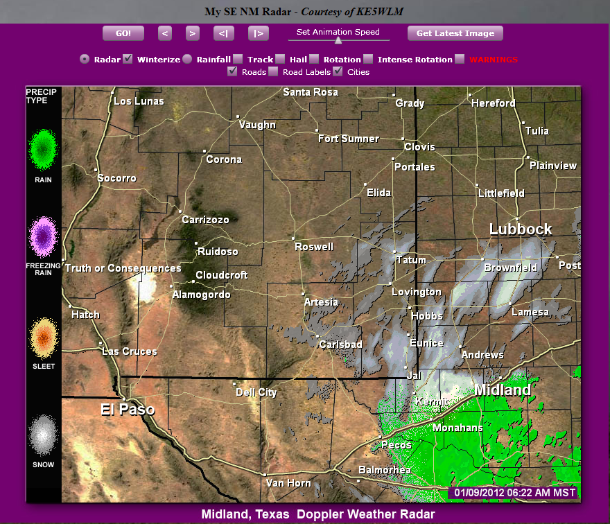 Welcome To Southeast New Mexico Weather.: Heavy Wet Snow Today!