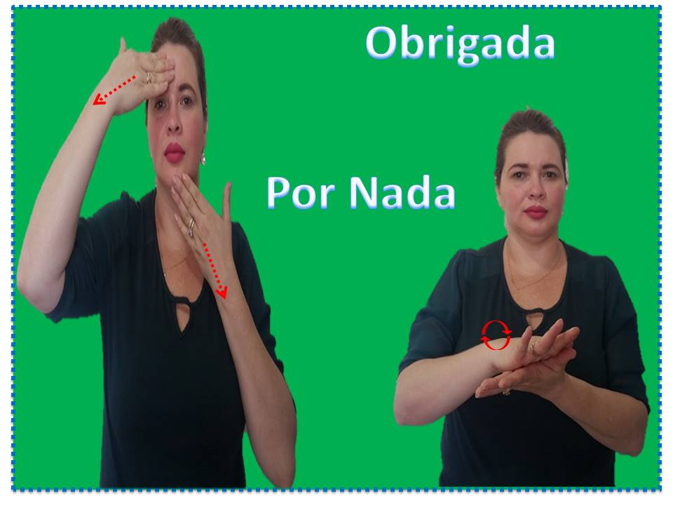 Saudações Em Libras Para Imprimir - RETOEDU