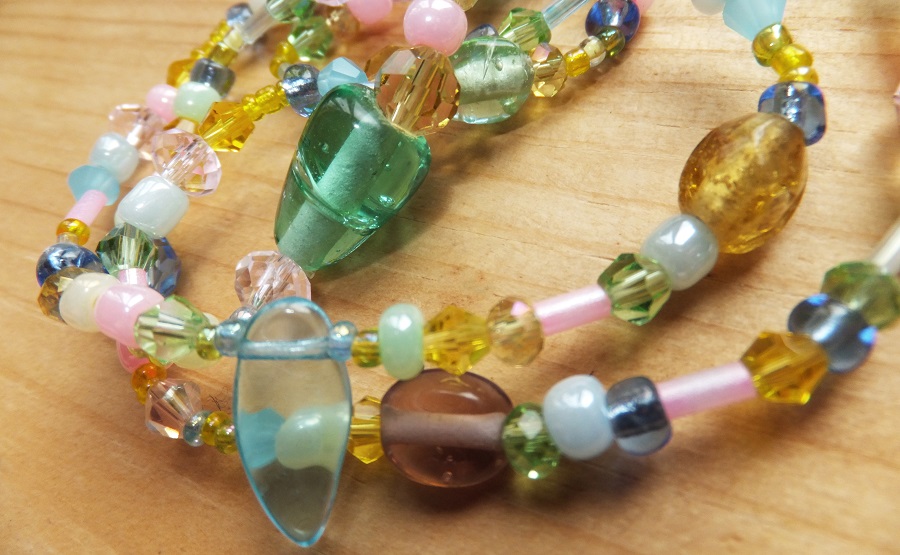 DIY Beaded Multipurpose Strand | Spring Colors
