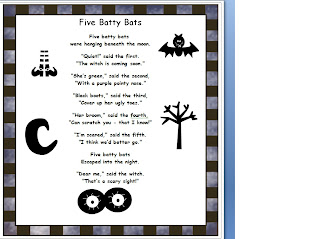 Classroom Freebies Too: Bat Poetry Center Packet