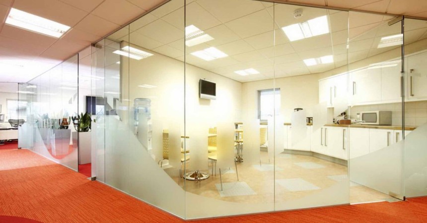 Commercial glass partitions - Glass Floor Panel