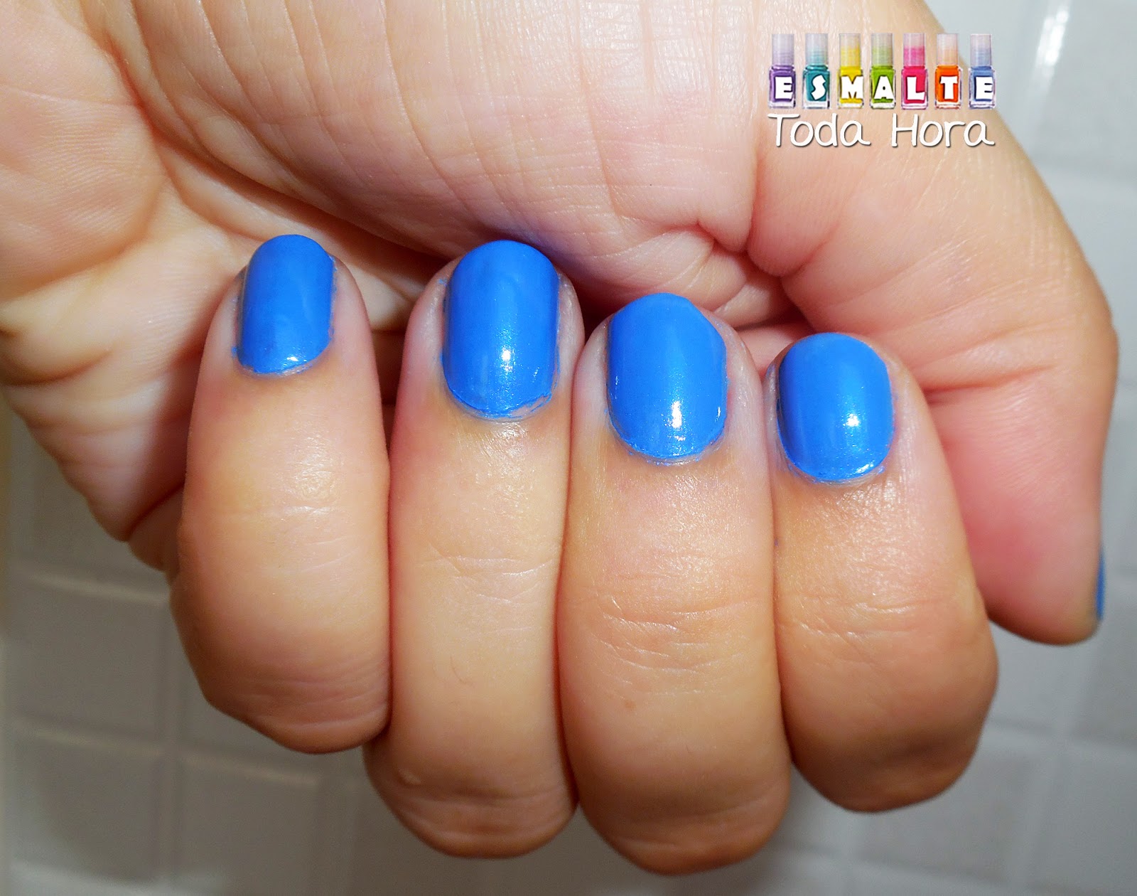 Esmalte Toda Hora: Pirulito Língua Azul - Risqué