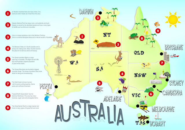 JARRODS GRAPHICS: Childrens Map