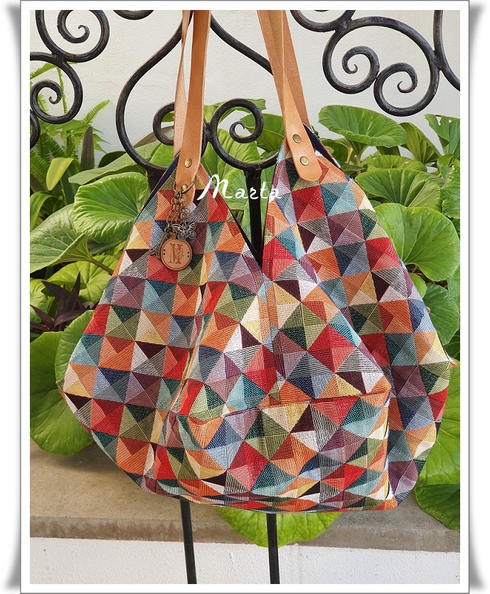 Las Manualidades de Marta: BOLSO ORIGAMI