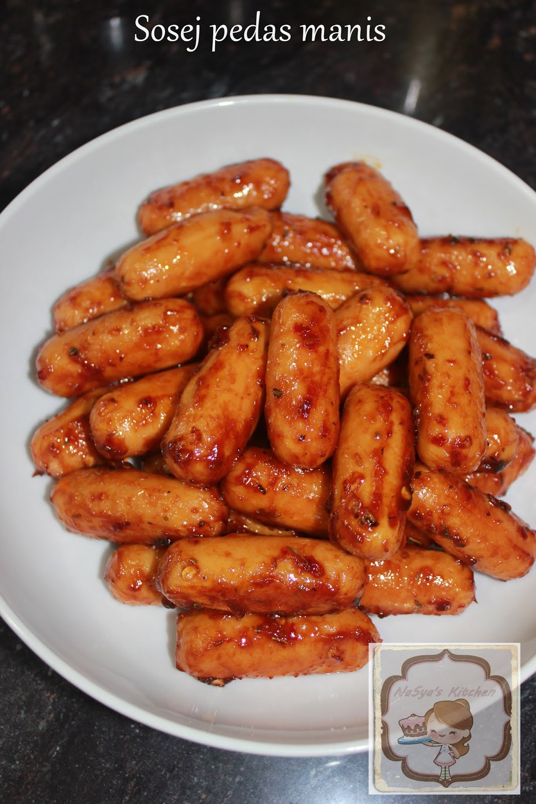 Dari Dapur NaSya: Sosej pedas manis