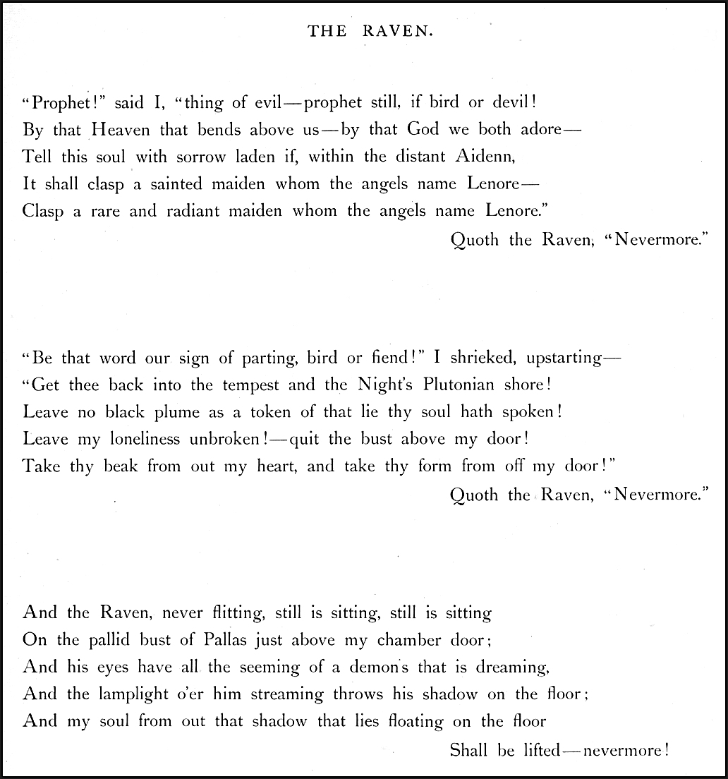 Pellucidar Offerings 3: Raven By Edgar Poe Book