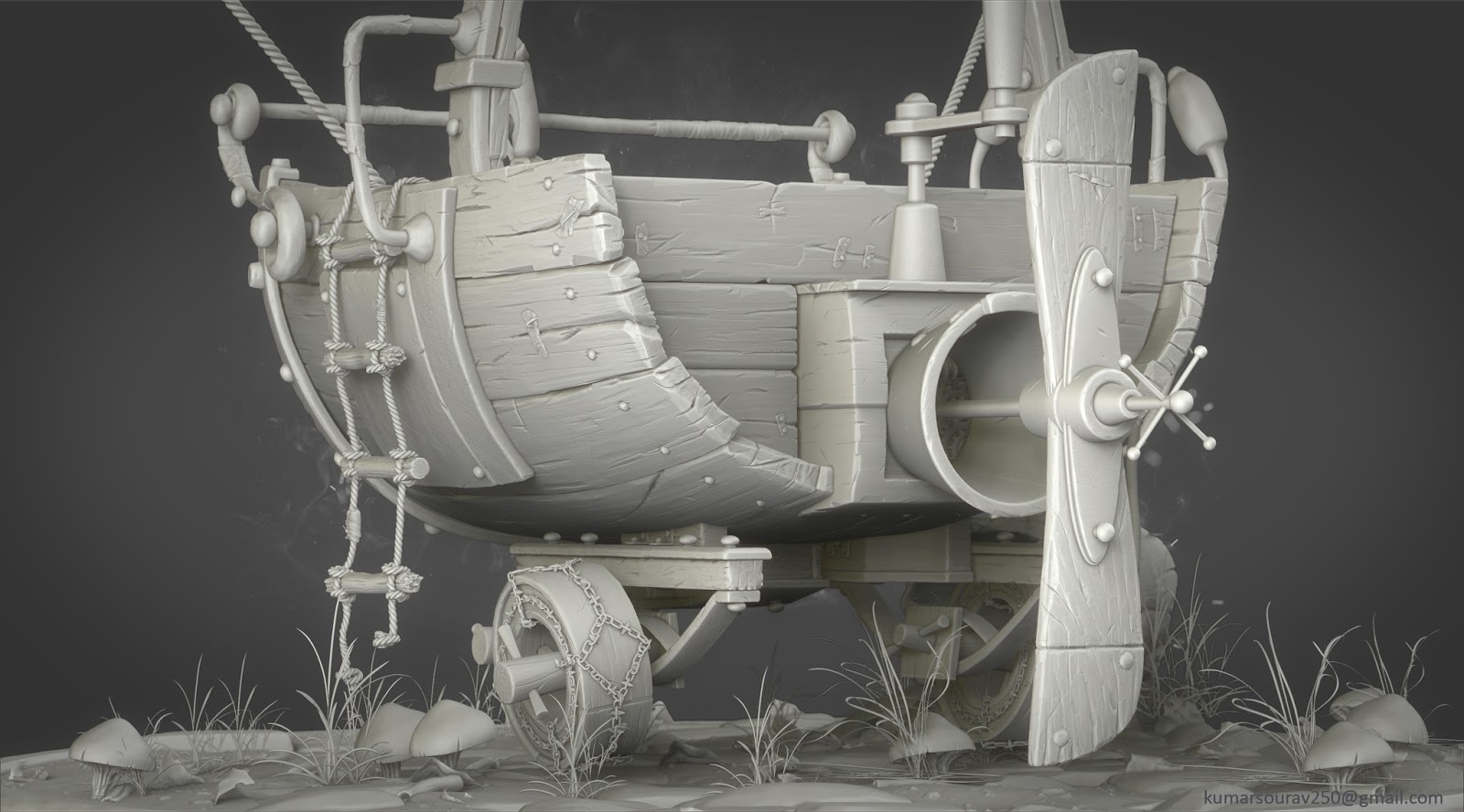 Stylized Vehicle (3D Work) | BeingARTIST