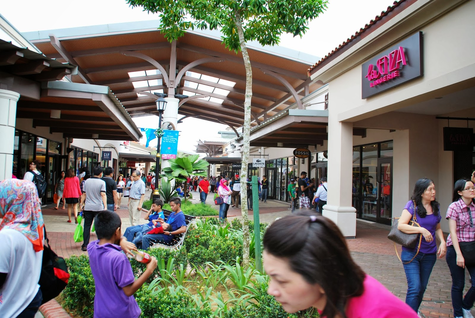 In passing - Malaysian: The Johor Premium Outlets...