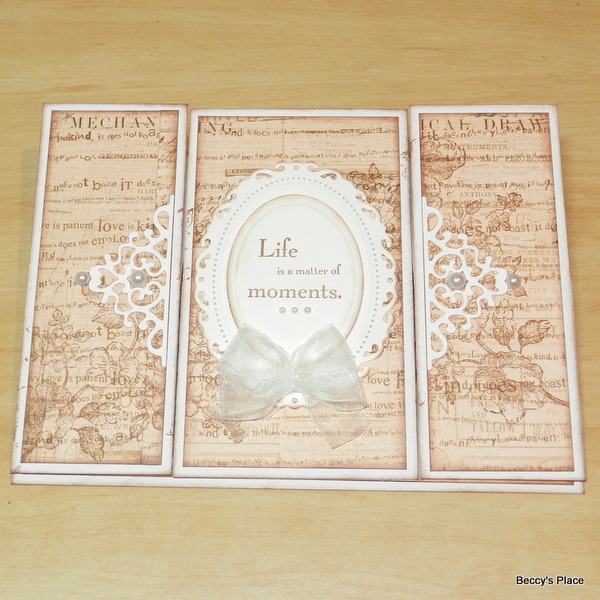 Beccy's Place: Tutorial: Triple Easel Cards