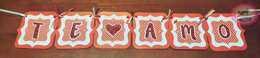 MANUALIDADES DE CREACIONES DANAE : LETRERO"TE AMO"