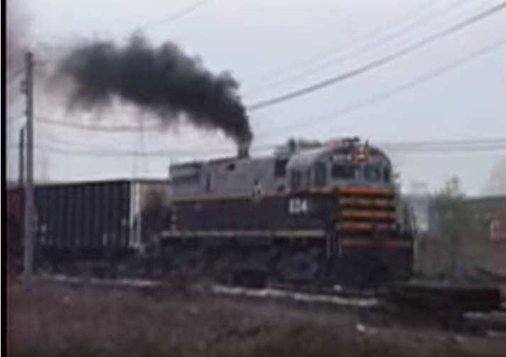 Industrial History: Smoking Diesel Locomotives