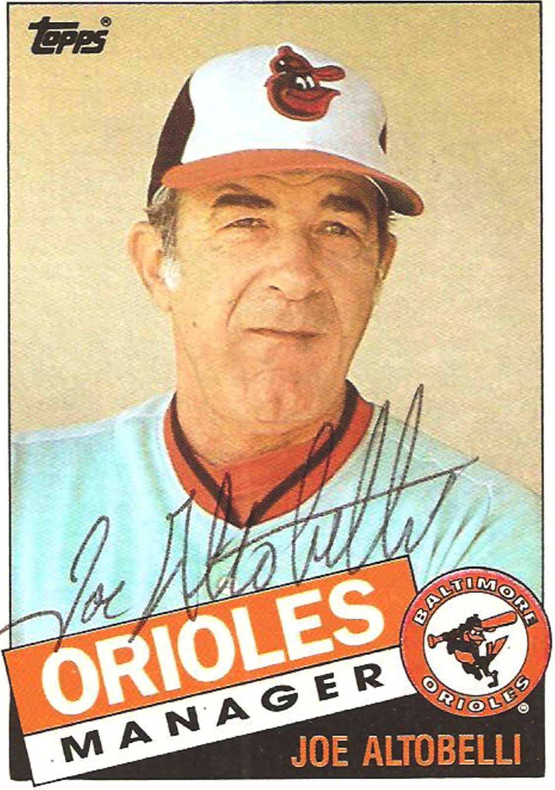 The Great Orioles Autograph Project: Orioles' Managers