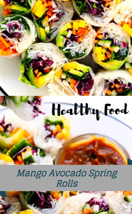 Mango Avocado Spring Rolls | Nova Tasty Recipes