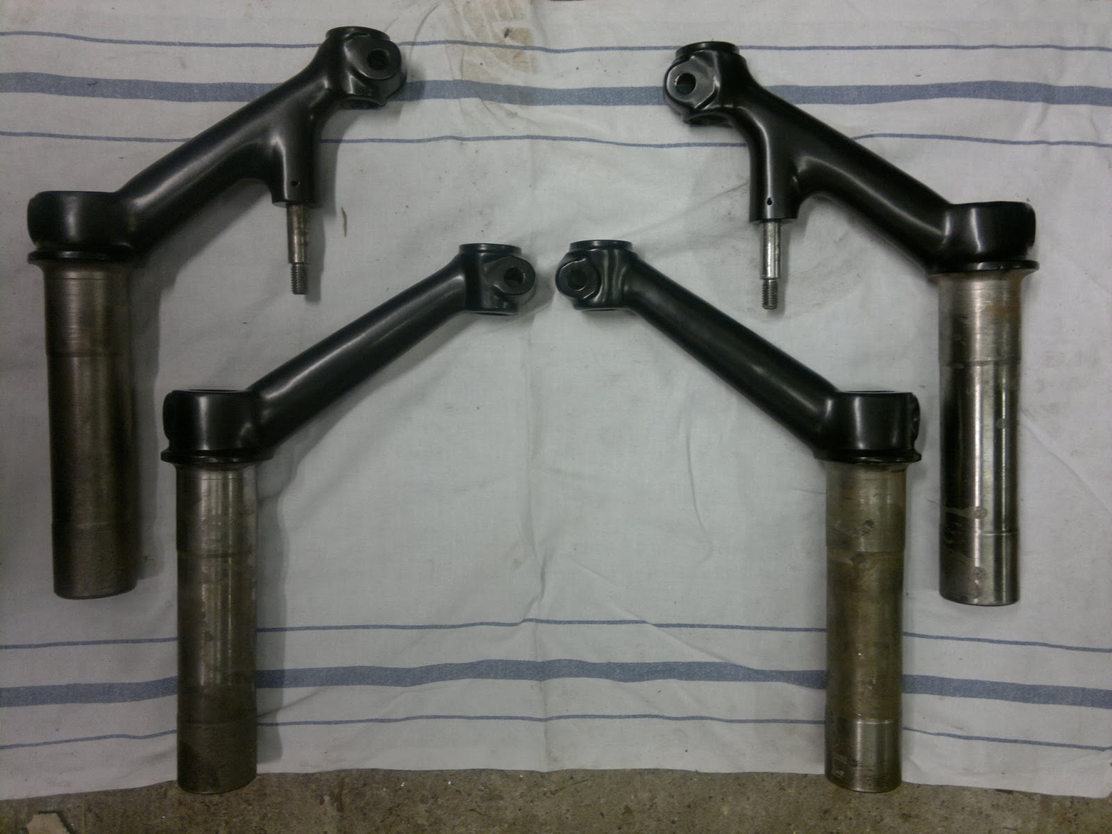 Pauls splitscreen van project: Modifying Lower Trailing arm for 4 ...