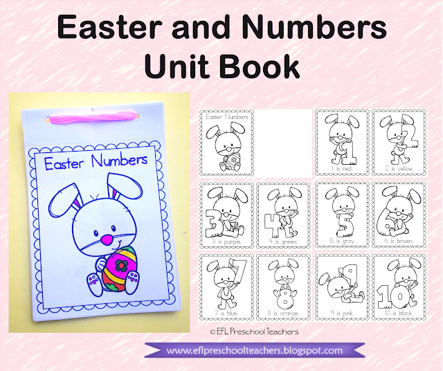 ESL/EFL Preschool Teachers: Numbers Theme Cutouts and Games for ...