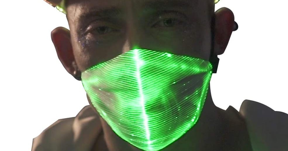 POWER UP THE NIGHT WITH THIS GORGEOUS LIGHT UP RAVE MASK - Healthy Life ...