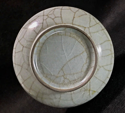 Guan Ware, 官窯, double-gourd vase, Southern Song Dynasty, 南宋, 葫蘆瓶 (click ...