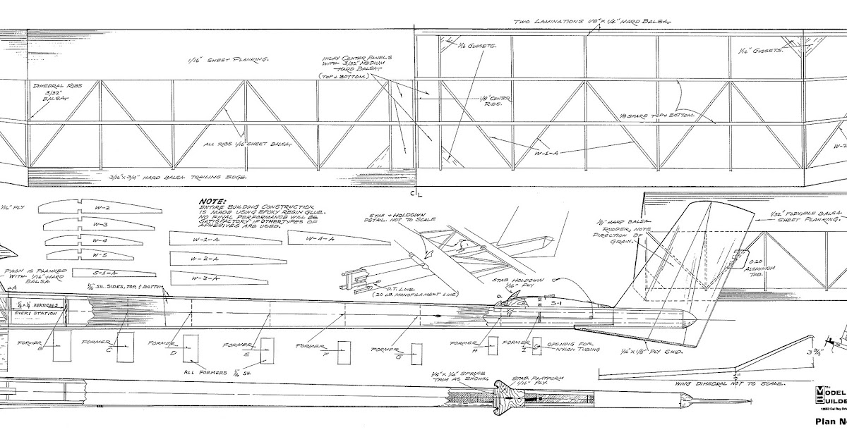 Volar Libremente - Free Flight Models Airplanes: EZ BOY 1/2 A de Al ...