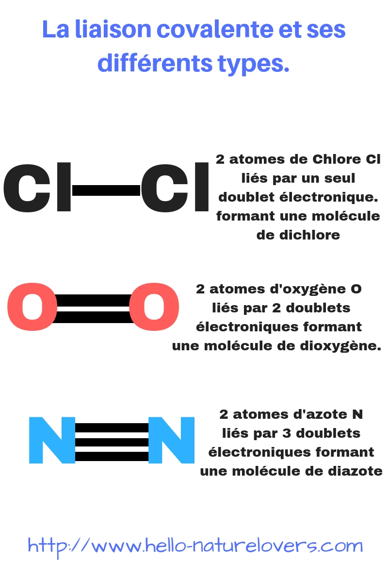 La liaison covalente et ses différents types. - NatureLovers