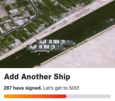 23 Memes React To Suez Canal blocked by huge container ship Evergreen