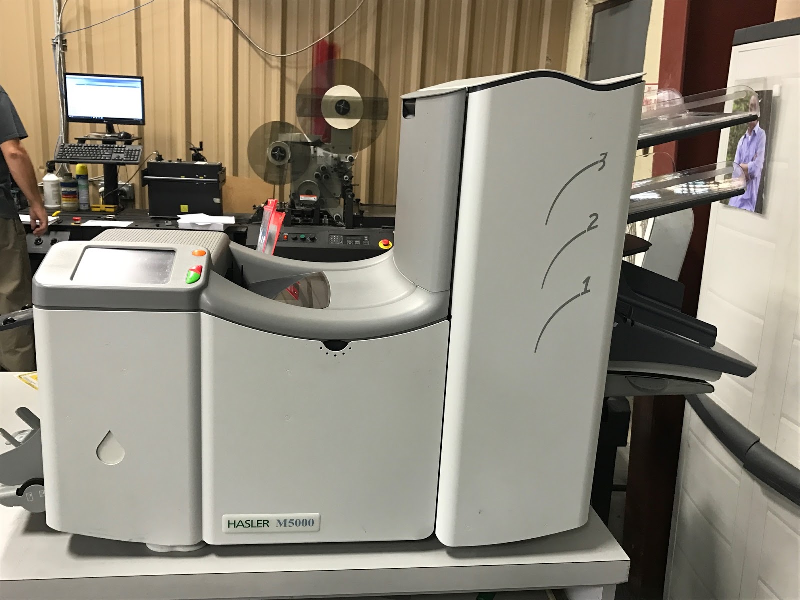 MailPost Systems: Hasler M5000 Folder Inserter for Sale - $ 6500