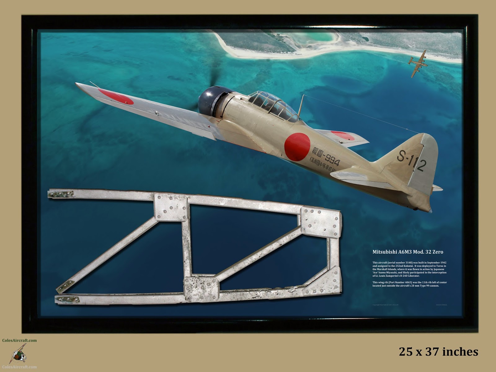 Aviation Art of Ron Cole & Cole's Aircraft: Selling Japanese Zero Parts