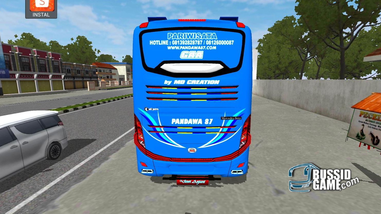 Update Mod Bus JB3+ SHD Tronton Full LED Dan Strobo By MD Creation