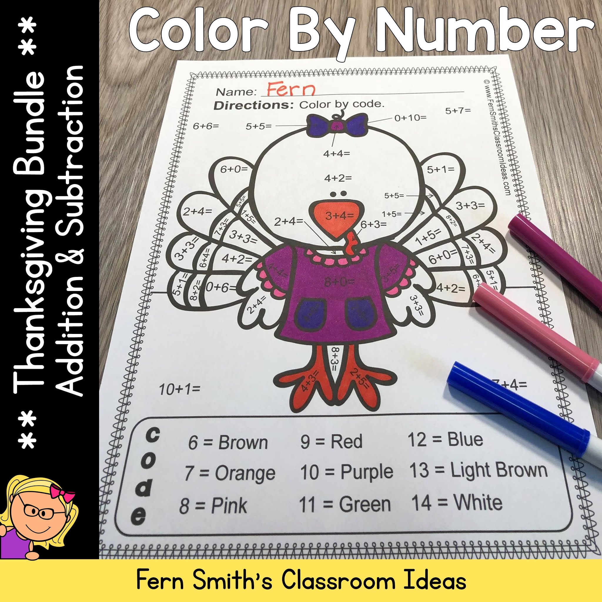 Thanksgiving Coloring Pages and More Resources For Your November Lesson ...