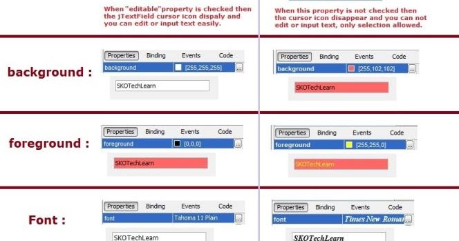 Use Jtextfield In Java Netbeans With Properties And Easy Example Skotechlearn Tips