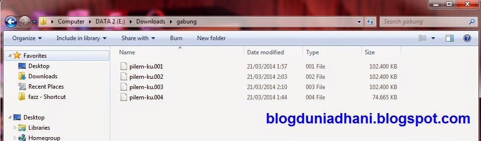 Cara Menggabungkan File Berekstensi - Wayan Susandiarta Blog