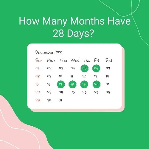 How Many Months Have 28 Days?
