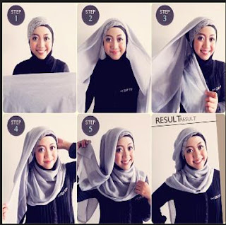 Tutorial Hijab Paris Simpel Dan Mudah