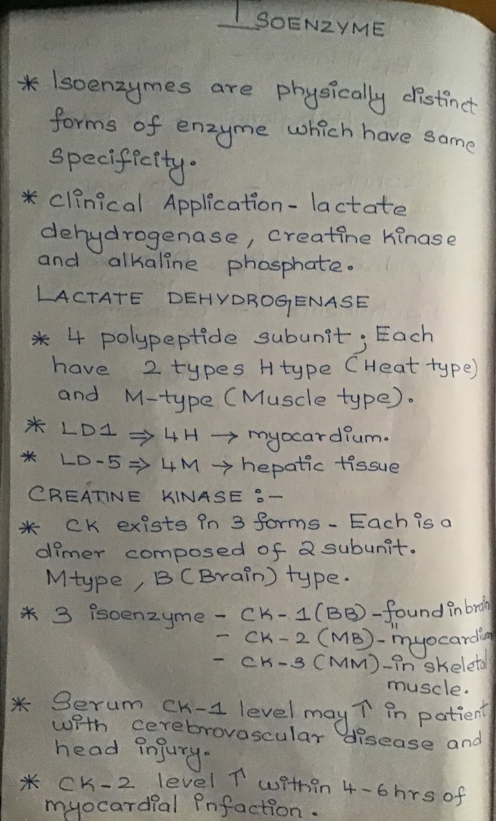 ISOENZYME : CRISP NOTES LEARN IT EASY WITH STENCILDENT