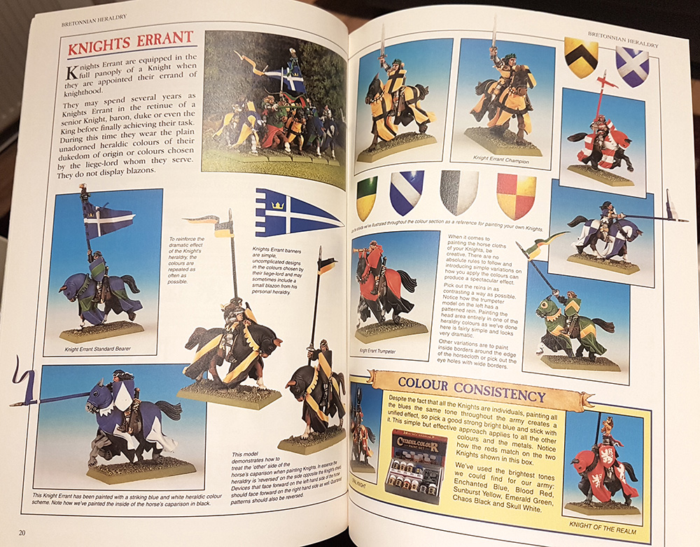 Warmaster: Bretonian Knights Errant