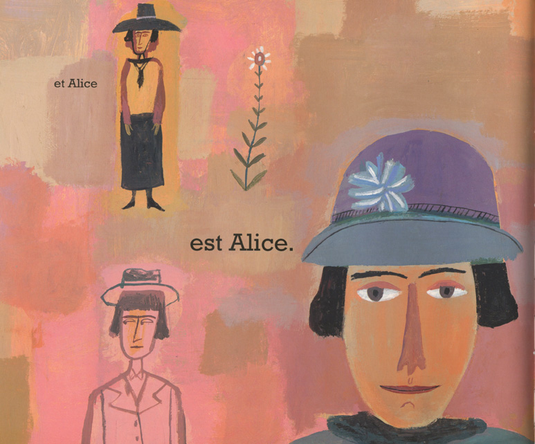illustration and animation: Calef Brown: Gertrude Stein...en français!