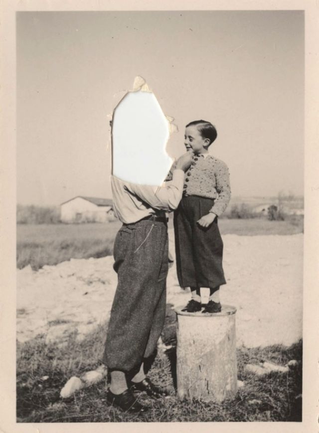 Cut or Locket? 25 Strange and Creepy Defaced Snapshots From the Mid ...