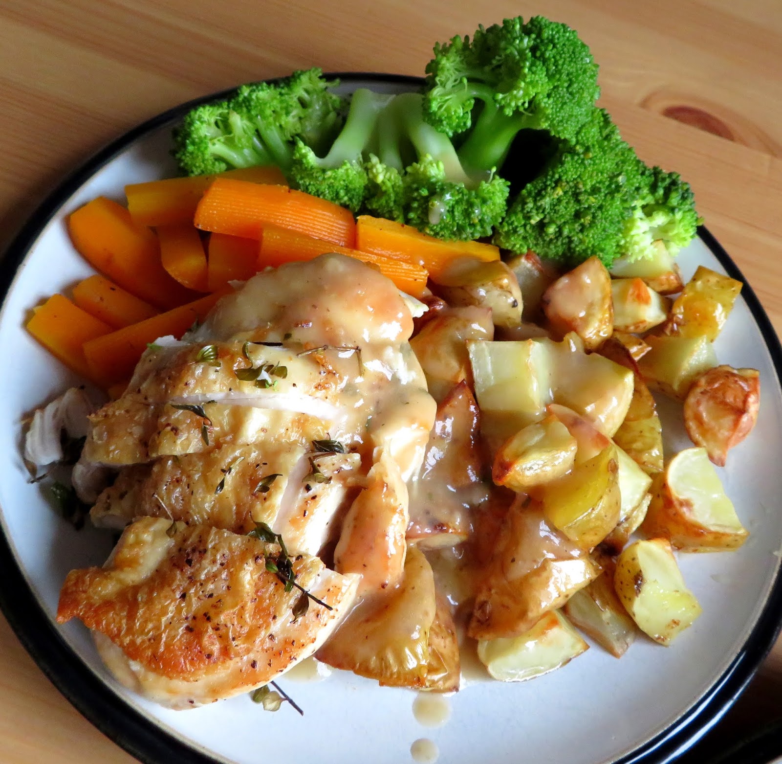 Roast Chicken, with Mini Roasts and Sides | The English Kitchen