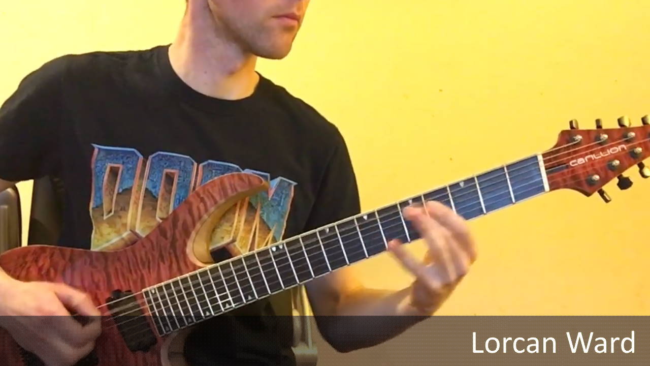 Lorcan Ward: DOOM - E1M1 - At Doom's Gate - Guitar cover 2019
