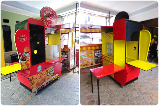 Gerobak Fried Chicken Unik Gerobak Ayam Geprek Jasa Pembuatan