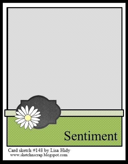 Paisleys Playhouse: SNS Card Sketch #148 - Hello