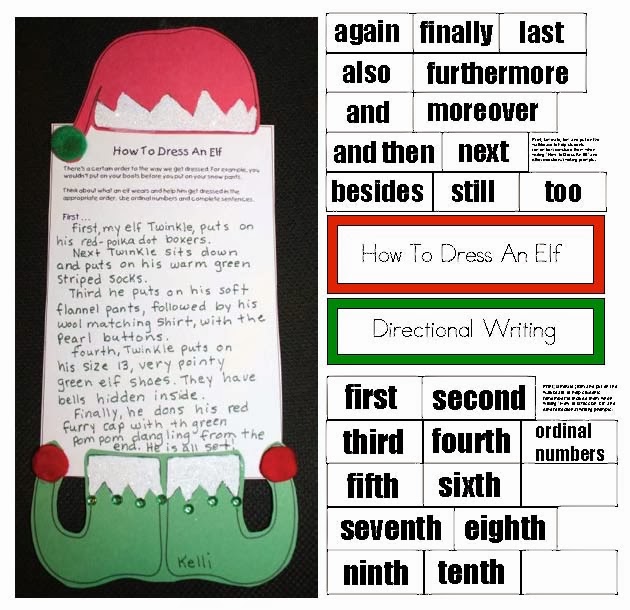 Directional Writing - Classroom Freebies